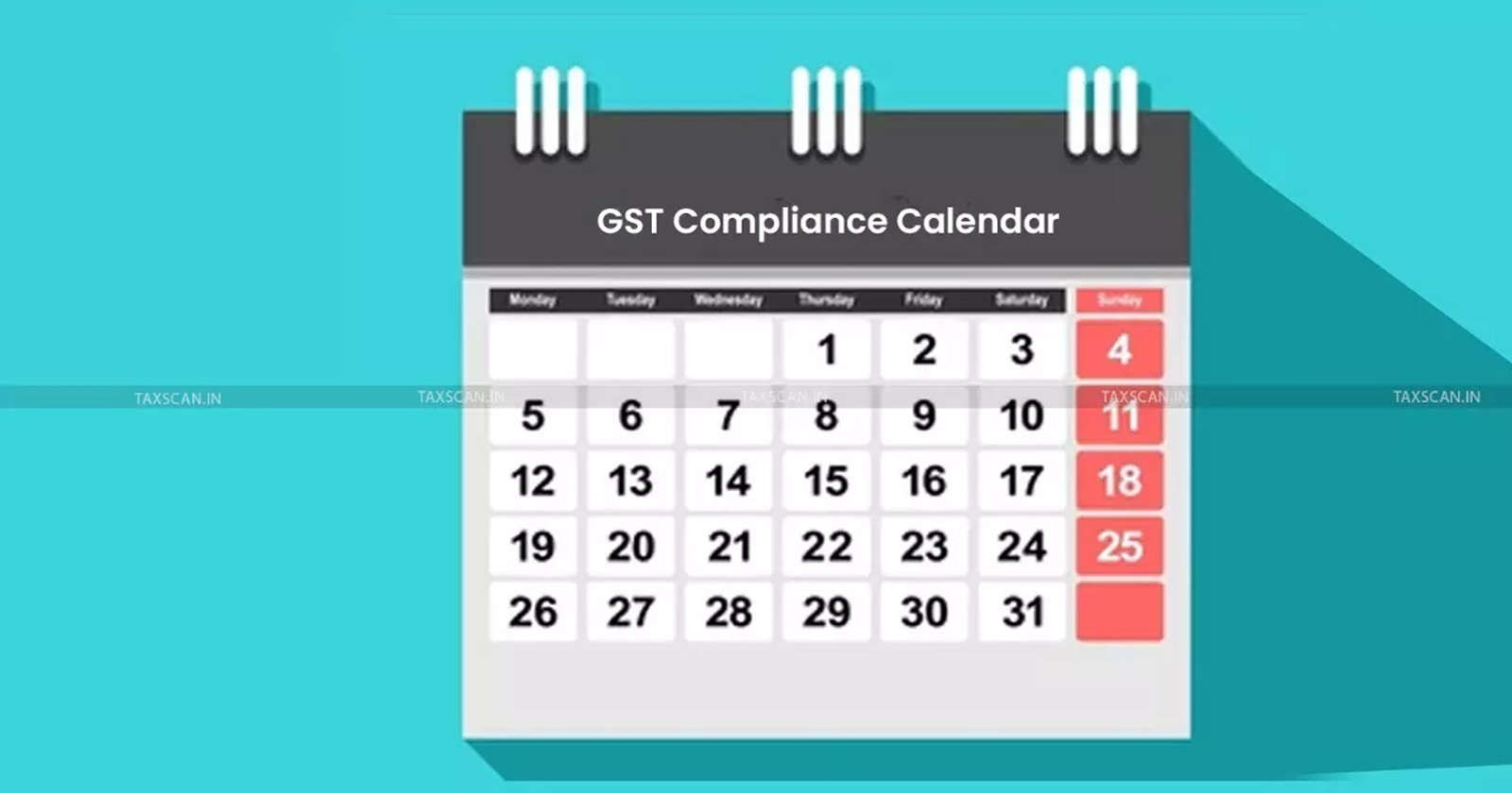 GST Compliance Calendar for August 2025