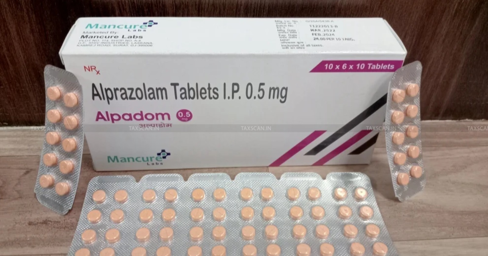 DRI seizes 119.4 kg of Alprazolam worth Rs. 23.88 crore from ...