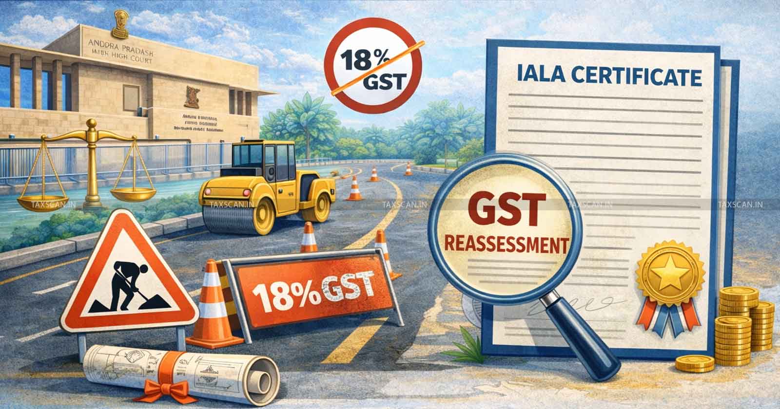 Andhra Pradesh HC Sets Aside 18% GST Levy on Public Road Works, Orders ...
