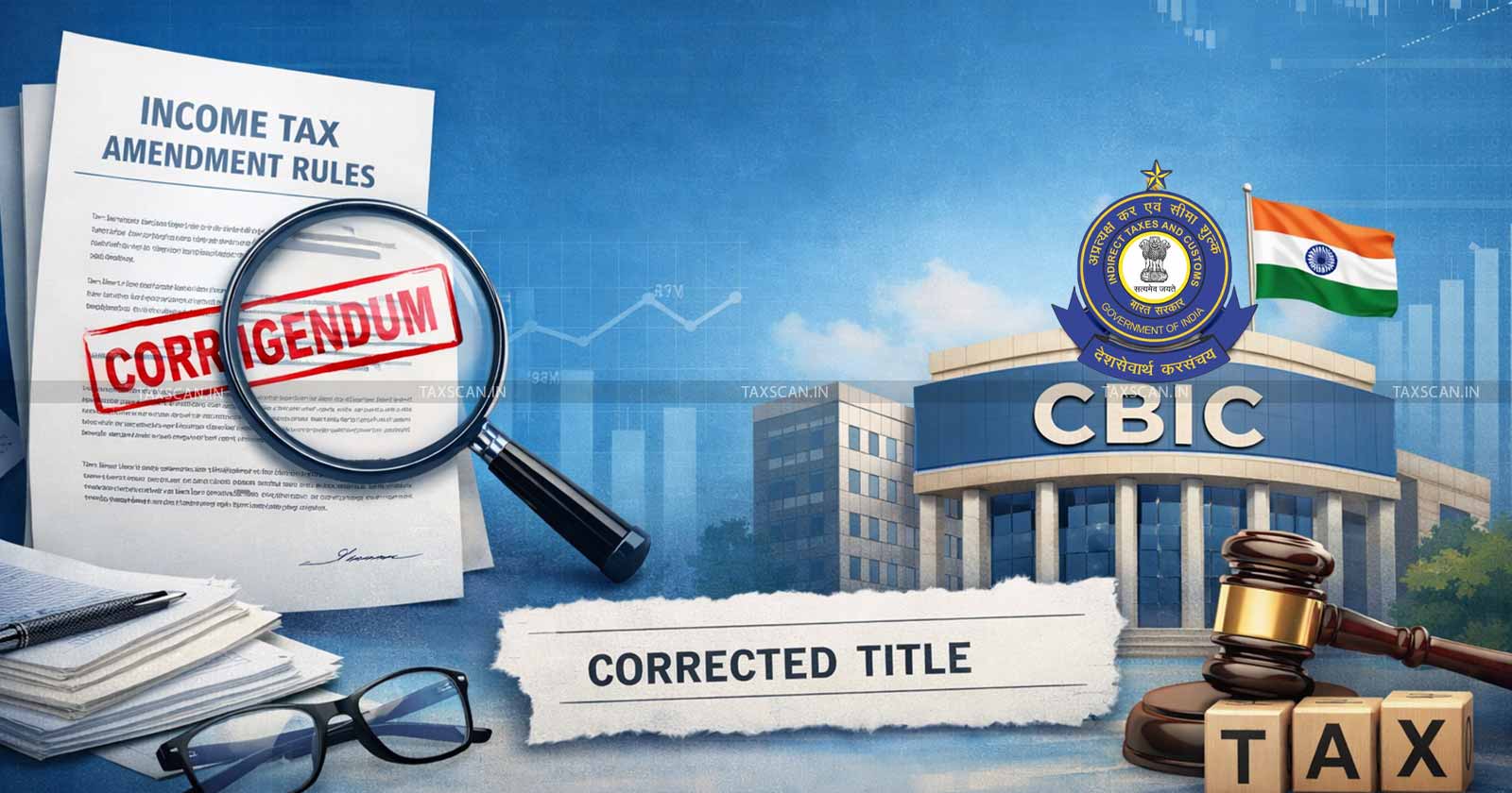 CBIC Issues Corrigendum to Correct the Title of Income Tax Amendment ...