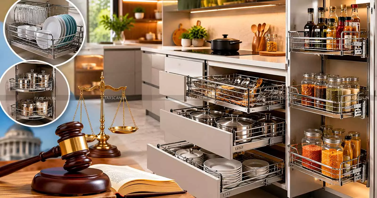 Modular Kitchen Baskets And Mountings Not Classifiable As Furniture ...